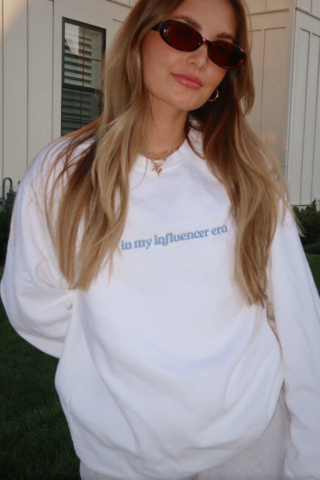 In My Influencer Era Embroidered Sweatshirt | Custom | - Etsy