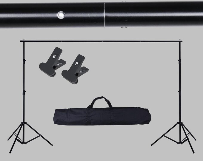 10ft Adjustable Backdrop Stand Perfect for Photo Booths Portable ...