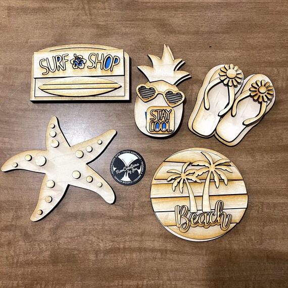 Craft Supplies & Tools DIY Craft Kit Beach Craft Summer Crafts Summer ...