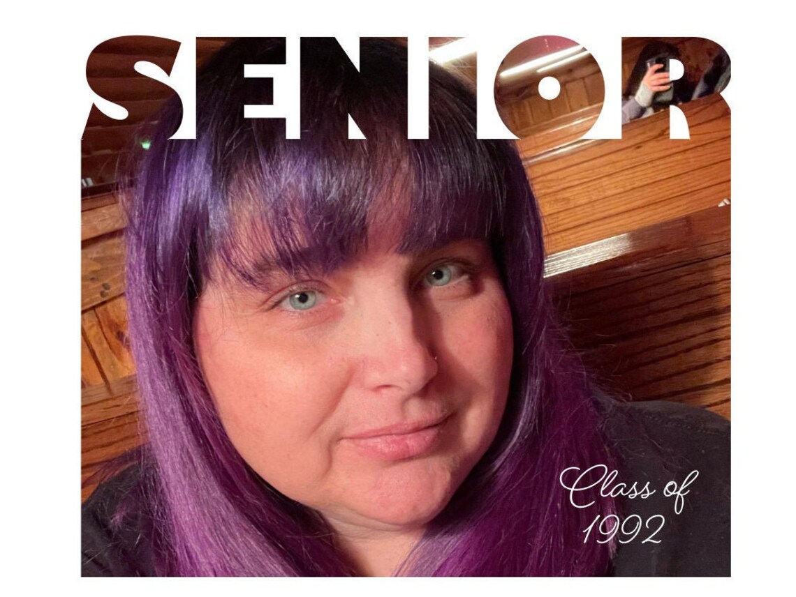 Caption Photo Frame With Custom Word - Etsy