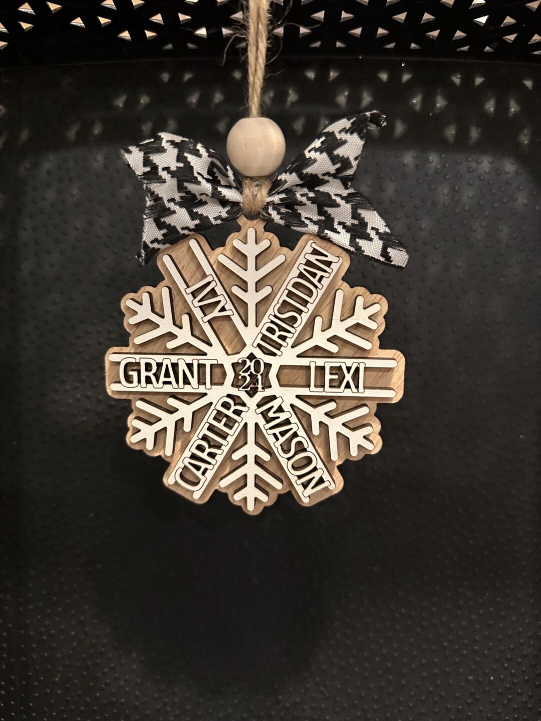 Snowflake Family Name Ornament. Good for 3-12 Names - Etsy