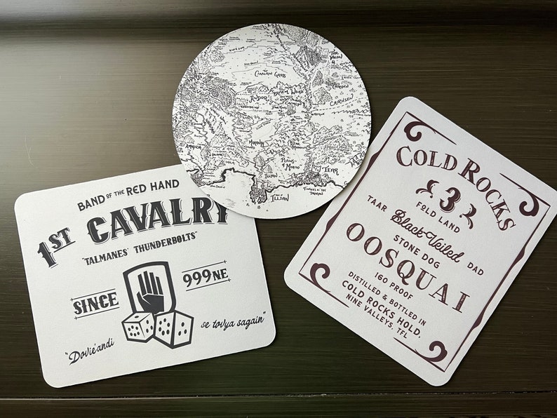 Wot Themed Mousepads - Wheel of Time - Randland - Etsy