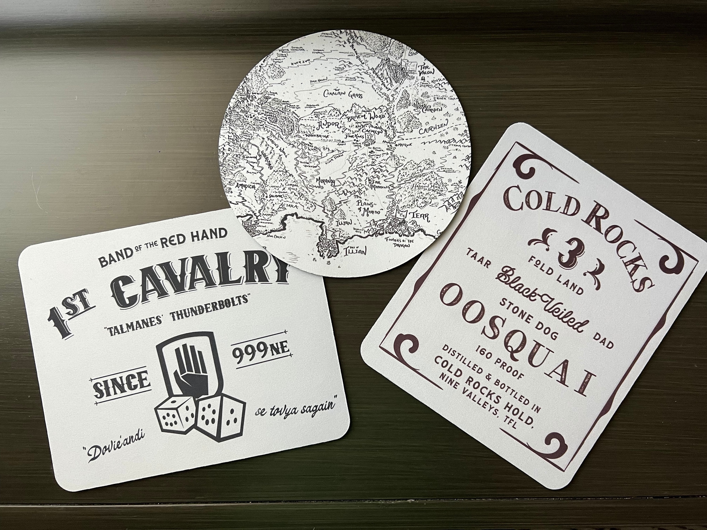 Wot Themed Mousepads Wheel of Time Randland - Etsy