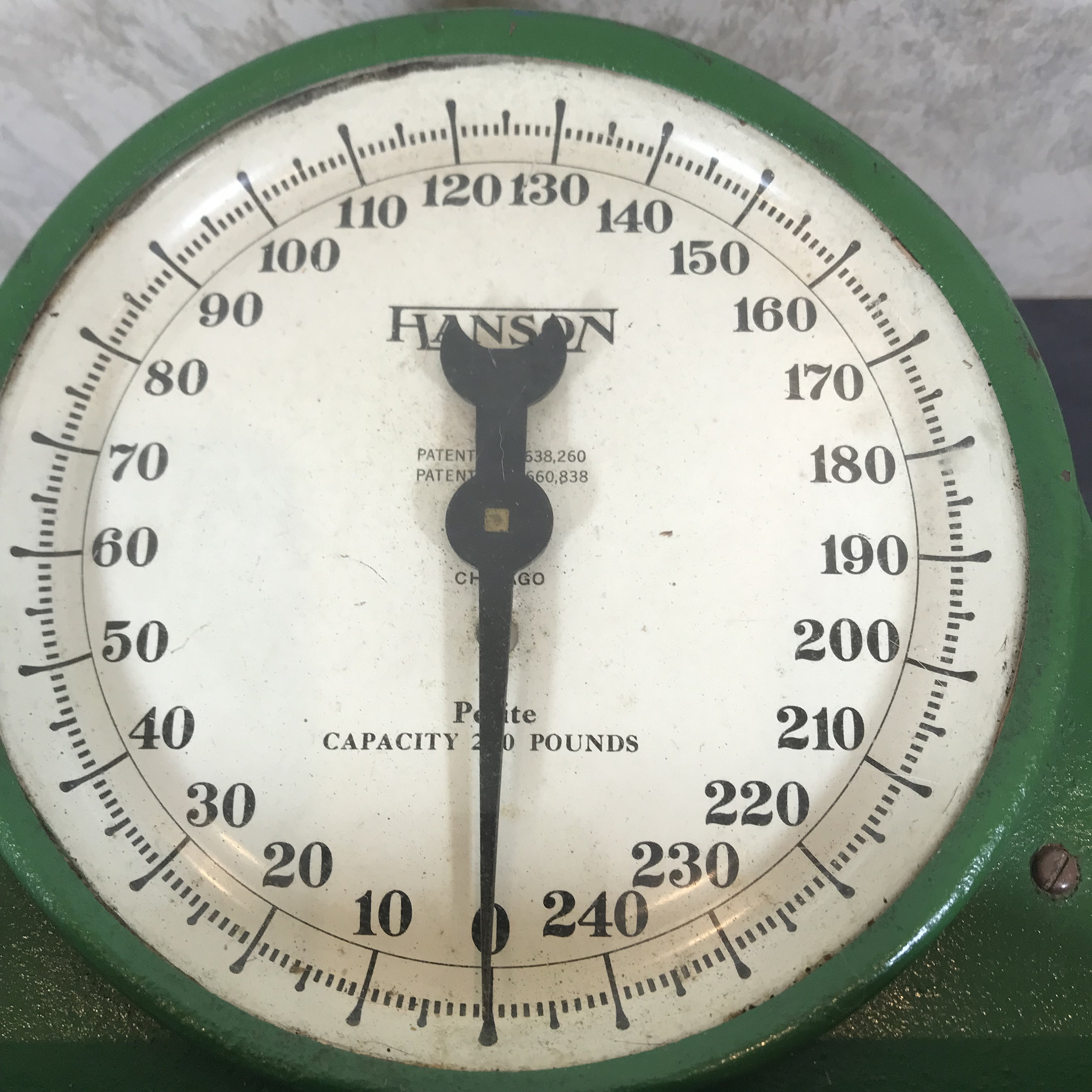 Vintage Weighing Scale Hanson Scale Co Made in USA Chicago Working ...