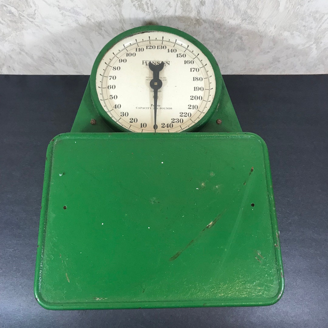 Vintage Weighing Scale Hanson Scale Co Made in USA Chicago Working ...