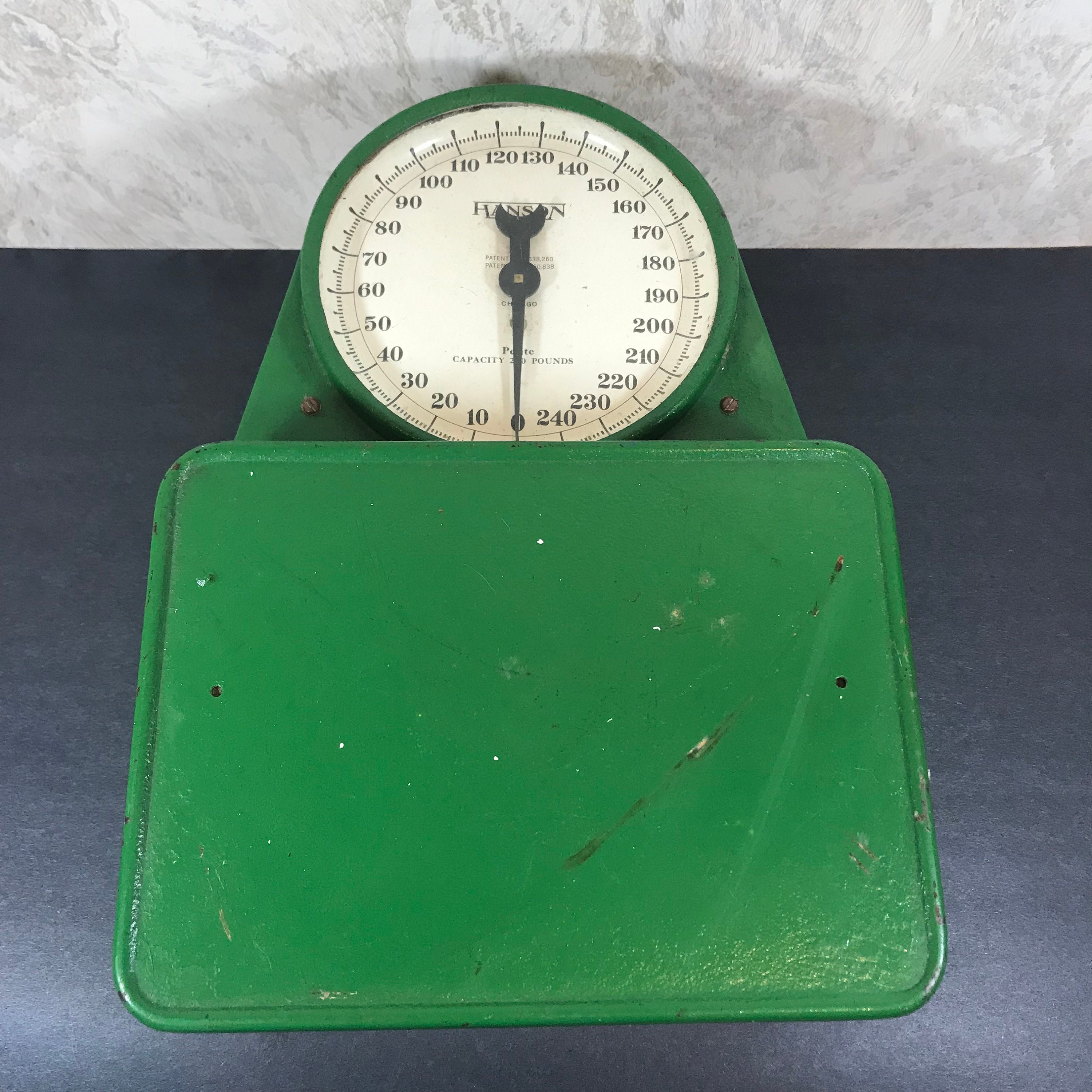 Vintage Weighing Scale Hanson Scale Co Made in USA Chicago Working ...