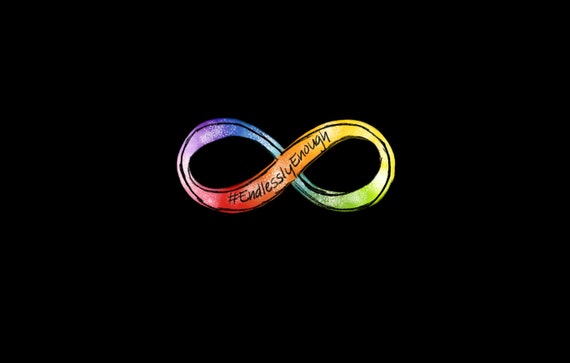 Infinity Sign Galaxy Background