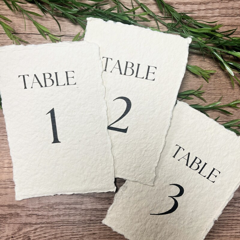 Heart Table Numbers - Etsy