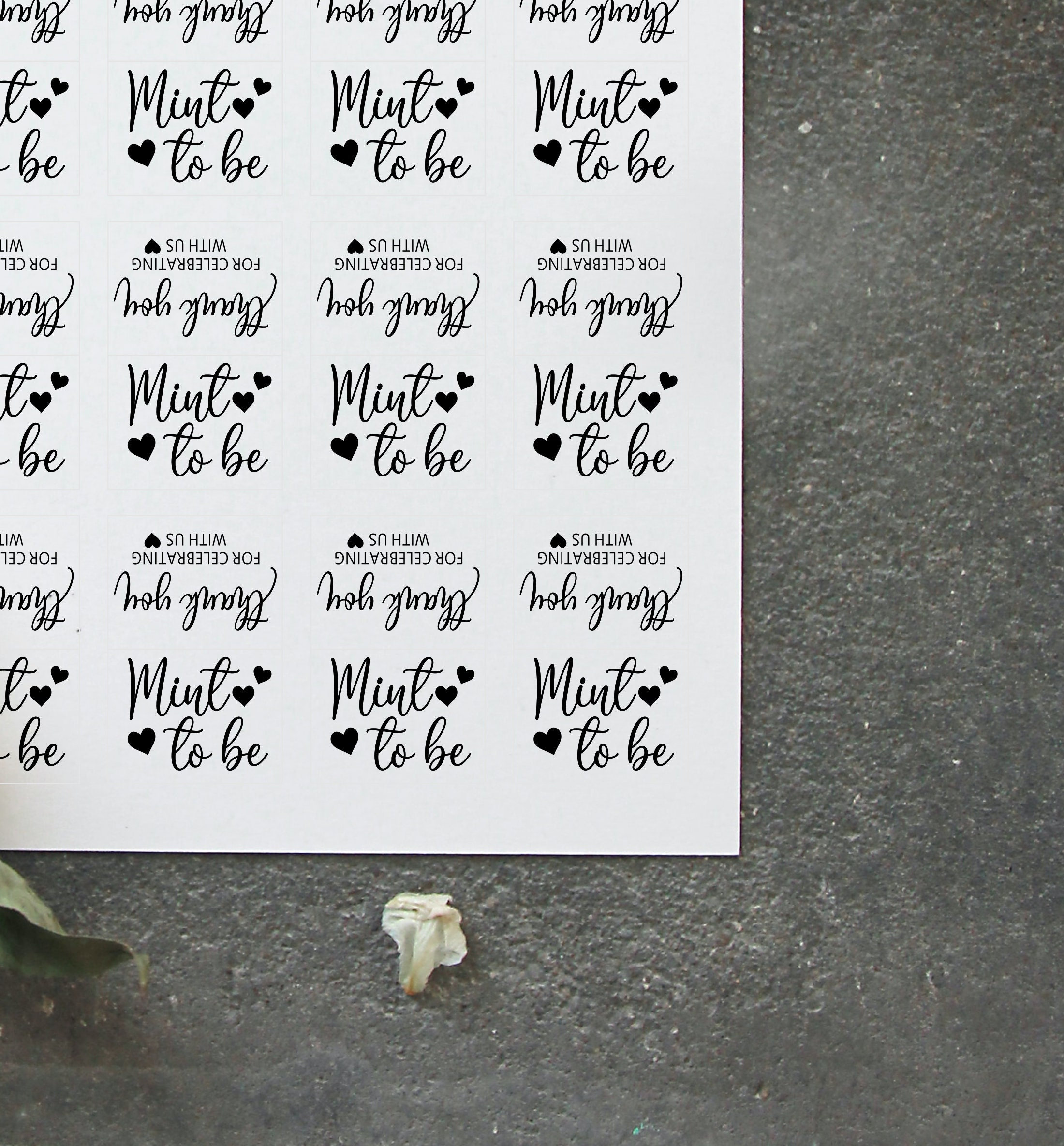 DIGITAL Mint to Be Wedding Mint Favor Digital Download Digital - Etsy