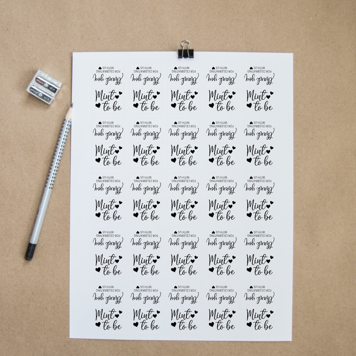 DIGITAL Mint to Be Wedding Mint Favor Digital Download Digital - Etsy