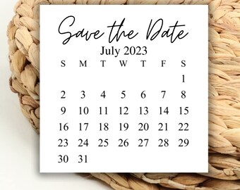 July Digital Calendar - Etsy