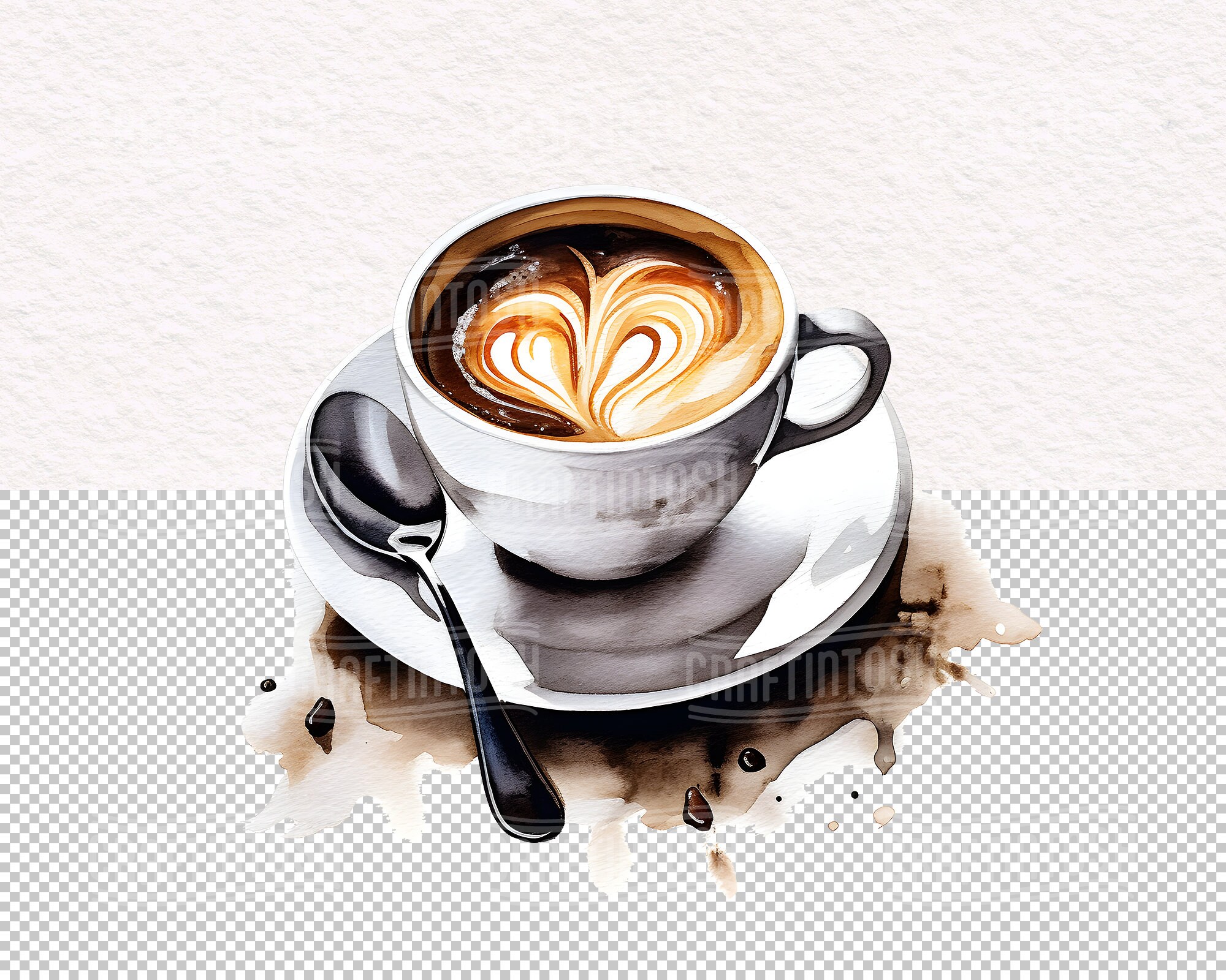 Watercolor Breakfast Clipart Transparent PNG Brunch - Etsy