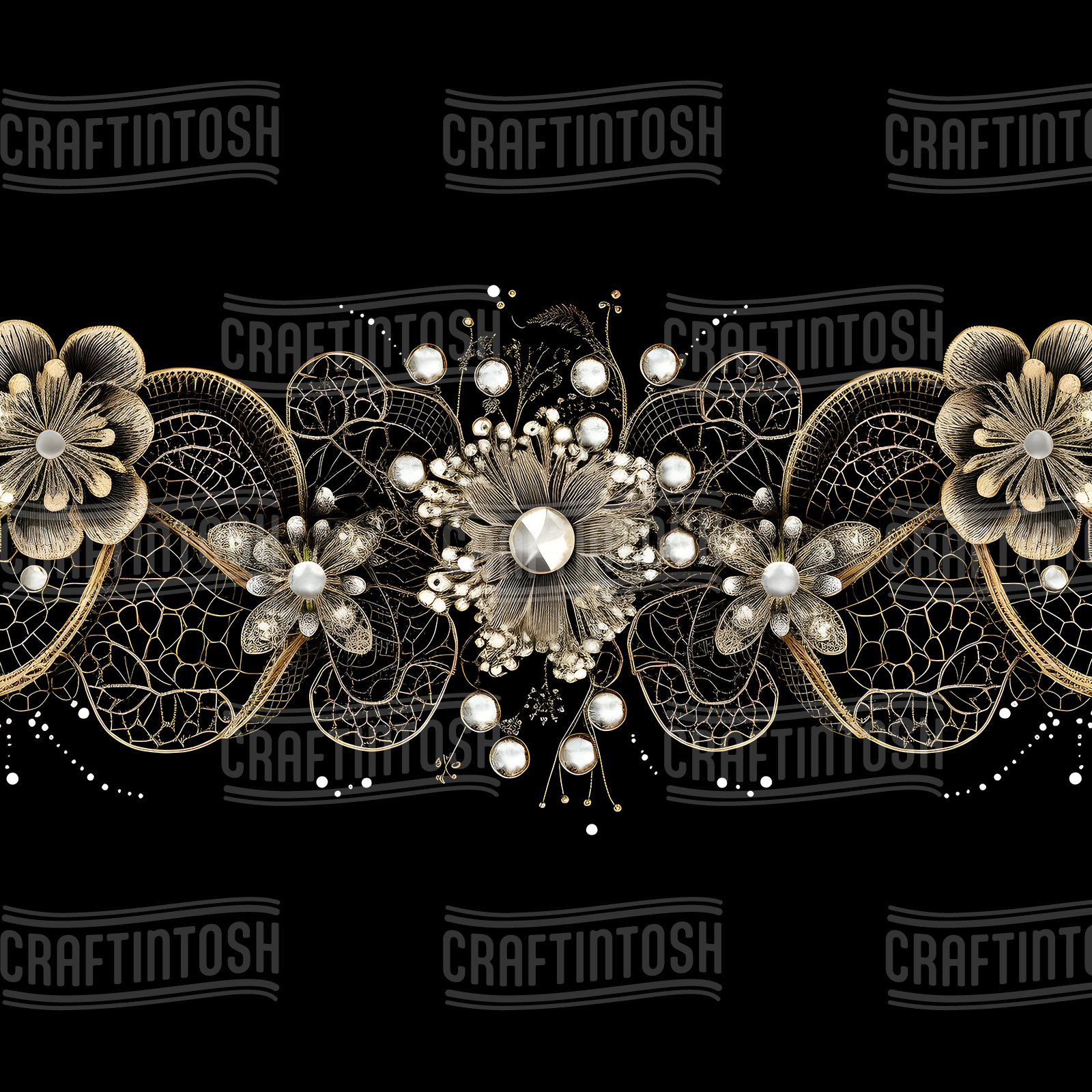 White Pearls Clipart Pack - 54 PNG Digital Graphics Instant Download ...