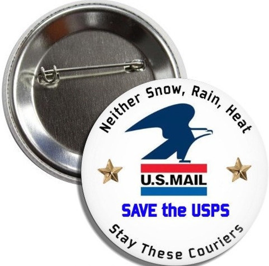 Save the USPS Button/magnet - Etsy