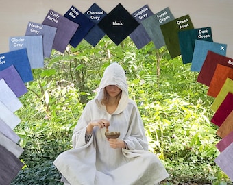 Linen Cloak - Etsy
