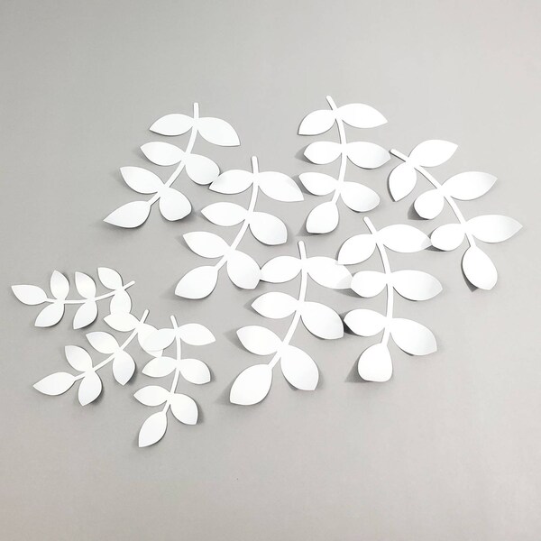 Green Paper Leaves - Etsy