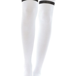 Knit Tick Over the Knee Sport Long Socks - Etsy