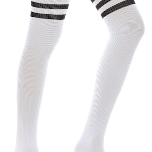 Knit Tick Over the Knee Sport Long Socks - Etsy