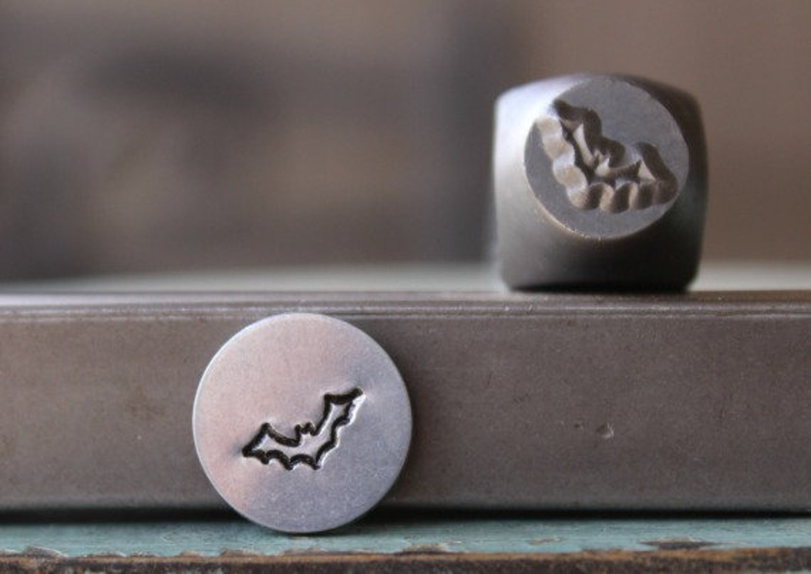 7mm Halloween Bat Metal Design Stamp - Supply Guy Stamp - SGCH-246 - Etsy