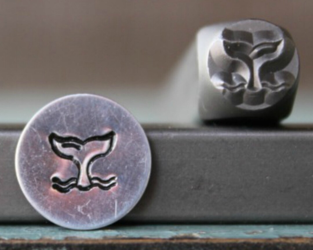 6mm Whale Tail Metal Design Stamp - Supply Guy Stamp - SGCH-305 - Etsy