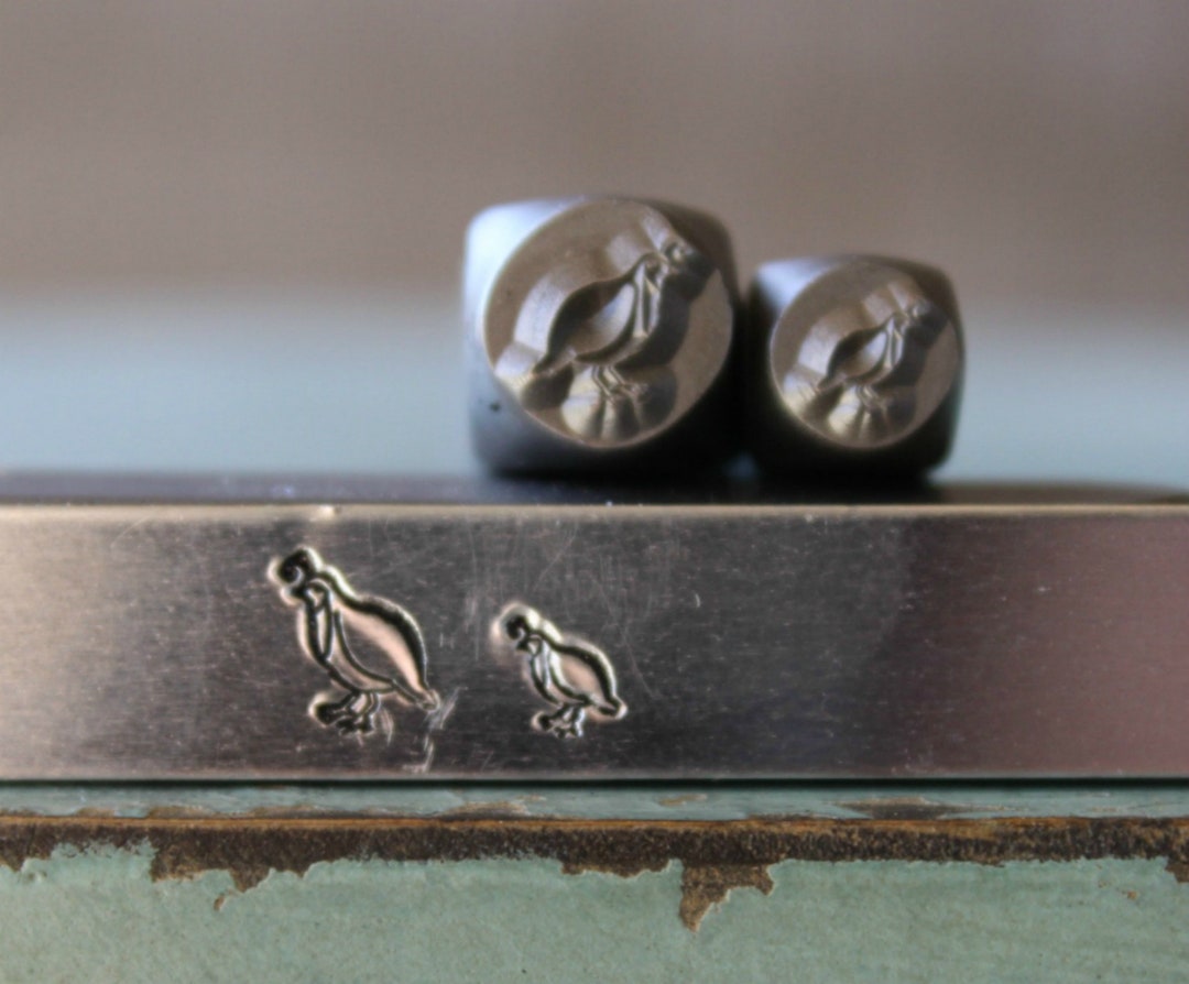 6mm and 4mm Mama and Baby Quail Metal Design 2 Stamp Set - Supply Guy ...