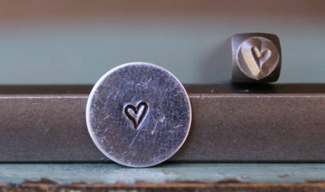 3mm Jenna Sue Heart Metal Design Stamp - Supply Guy Stamp - SGCH-87 - Etsy