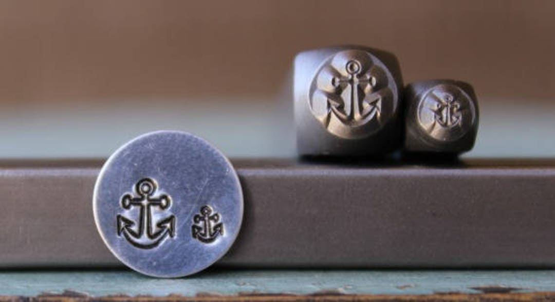 6mm and 3mm Anchor Metal Design 2 Stamp Set - Supply Guy Stamp - SGCH ...