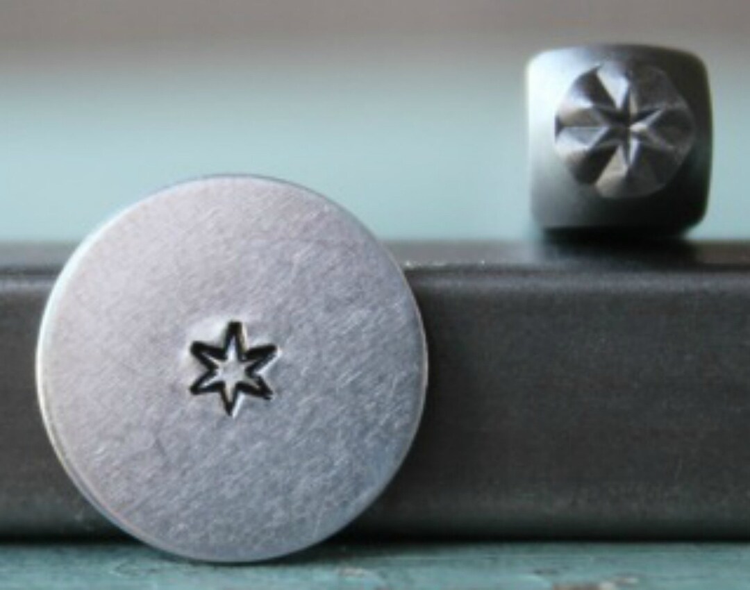 3mm 6 Point Star DIY Jewelry Making Metal Design Stamp - Stamping Kit ...