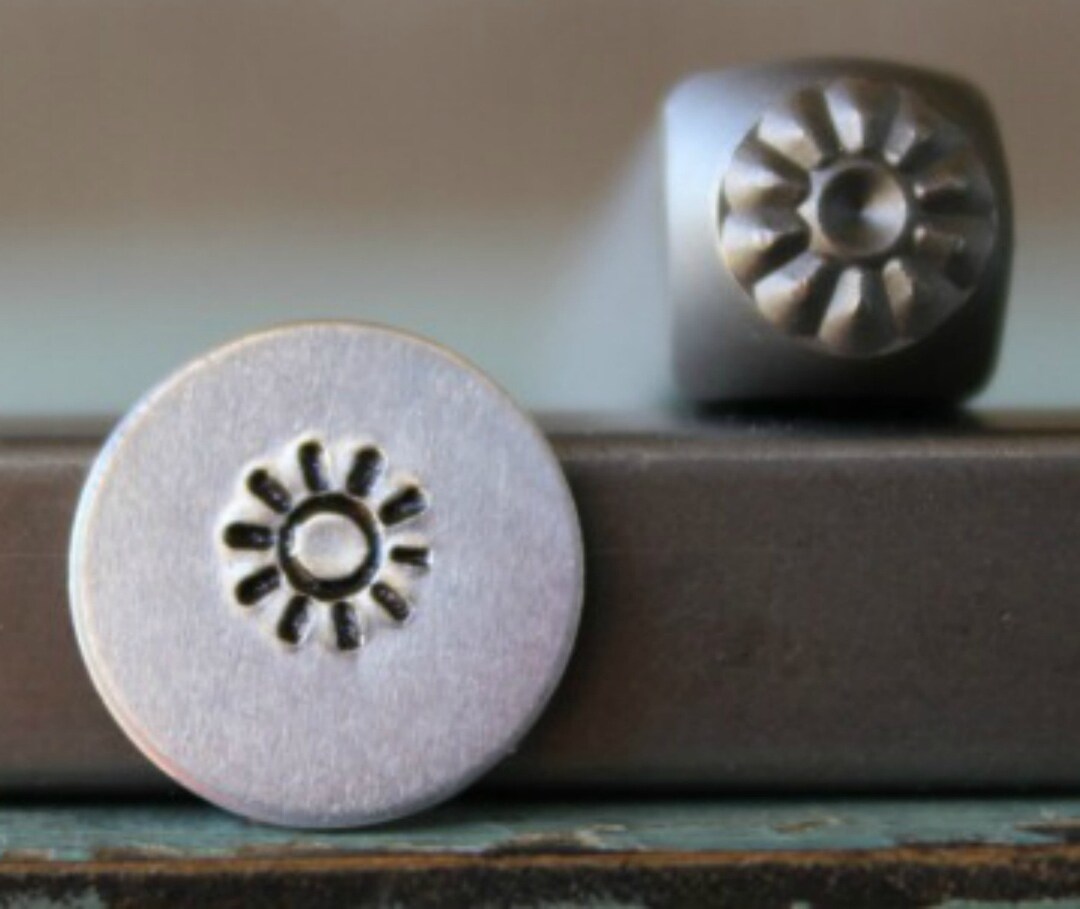 5mm Simple Sun Metal Design Stamp Supply Guy Stamp - Etsy
