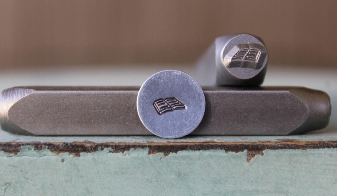 6mm Book Metal Design Stamp - Supply Guy Stamp - SGCH-436 - Etsy