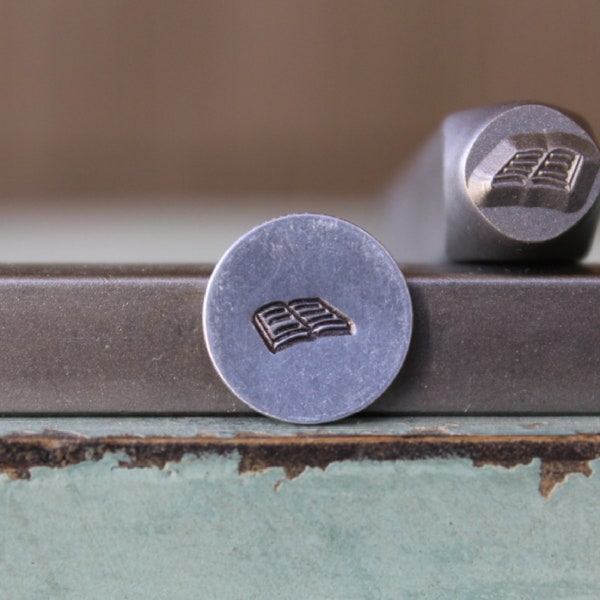 Open Book Stamp - Etsy