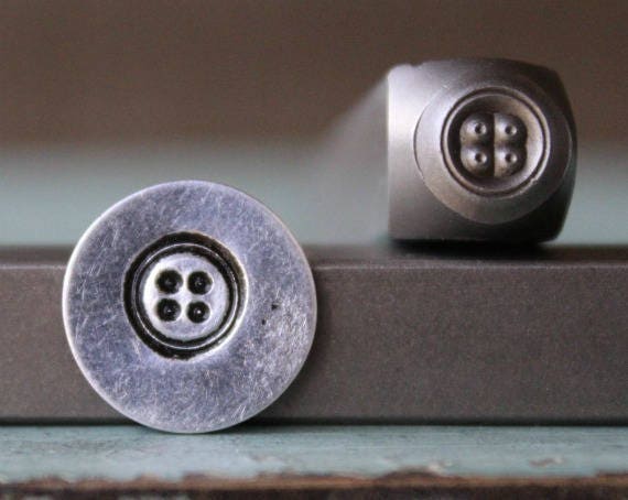 6mm Sewing Button Metal Design Stamp - Supply Guy Stamp - SGCH-116 - Etsy