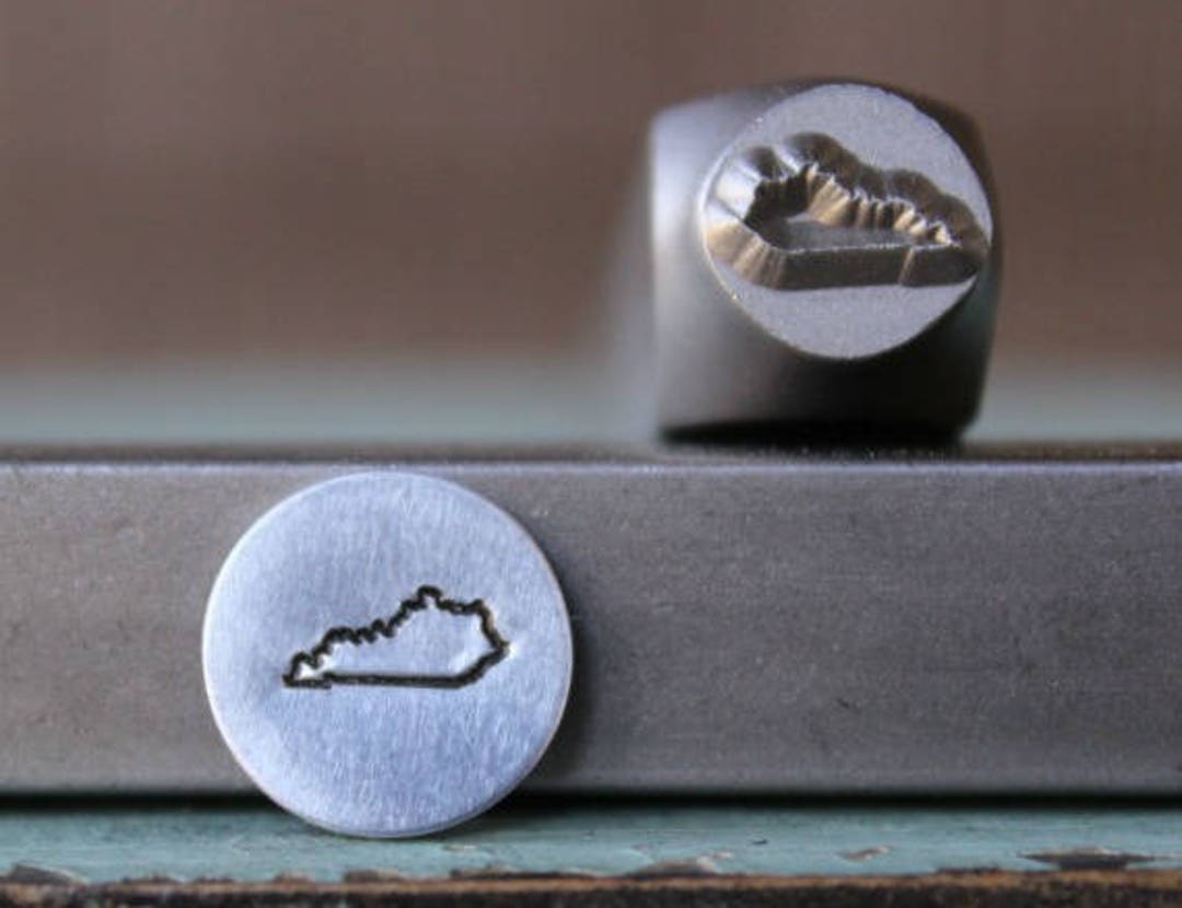 8mm (3/8") Kentucky State Metal Design Stamp - Supply Guy Stamp - SGCH ...
