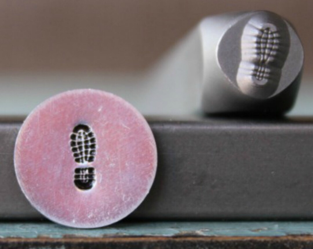 6mm Right Combat Boot Metal Design Stamp - Supply Guy Stamp - SGCH-301 ...