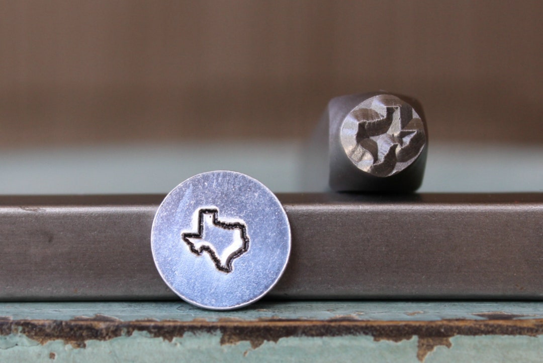 6mm (1/4") Texas State Metal Design Stamp - Supply Guy Stamp - SGCH-365 ...