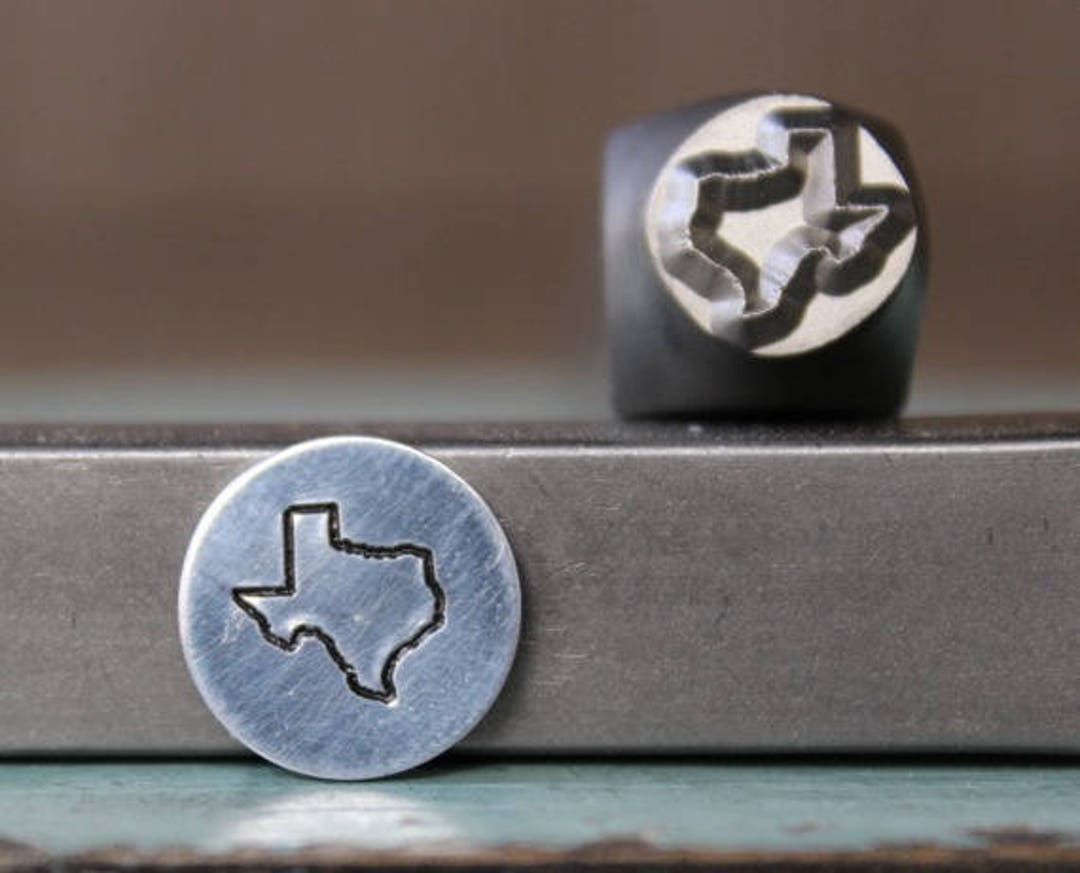 8mm (3/8") Texas State Metal Design Stamp - Supply Guy Stamp - SGCH-TX ...
