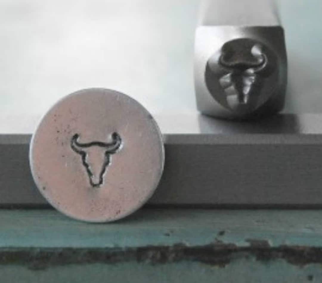 5mm Texas Longhorn Metal Design Stamp - Supply Guy Stamp - SGCH-54 - Etsy