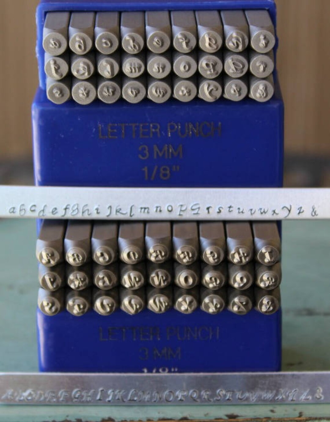 3mm Elegant Corsiva Font Combination Metal Stamp Letter Set - Jewelry ...