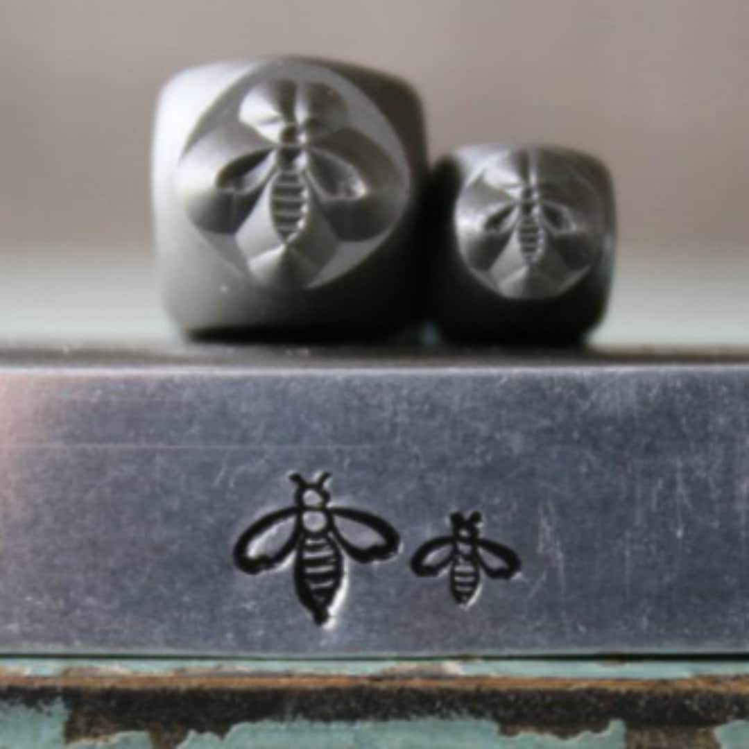 5mm and 3mm Bumble Bee Metal Design 2 Stamp Set - Supply Guy Stamp ...