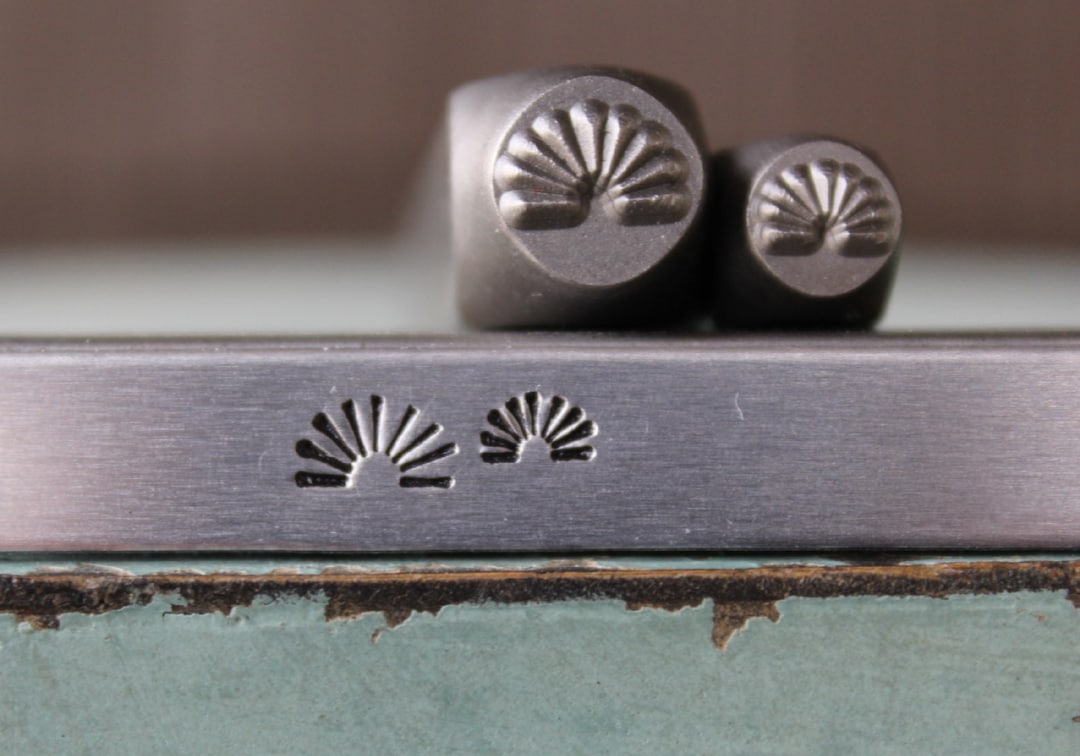 7mm and 5mm Indian Sunray Metal Design 2 Stamp Set - Supply Guy Stamp ...
