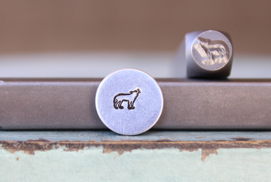 5mm Southwest Coyote Metal Design Stamp - Supply Guy Stamp - SGCH-473 ...