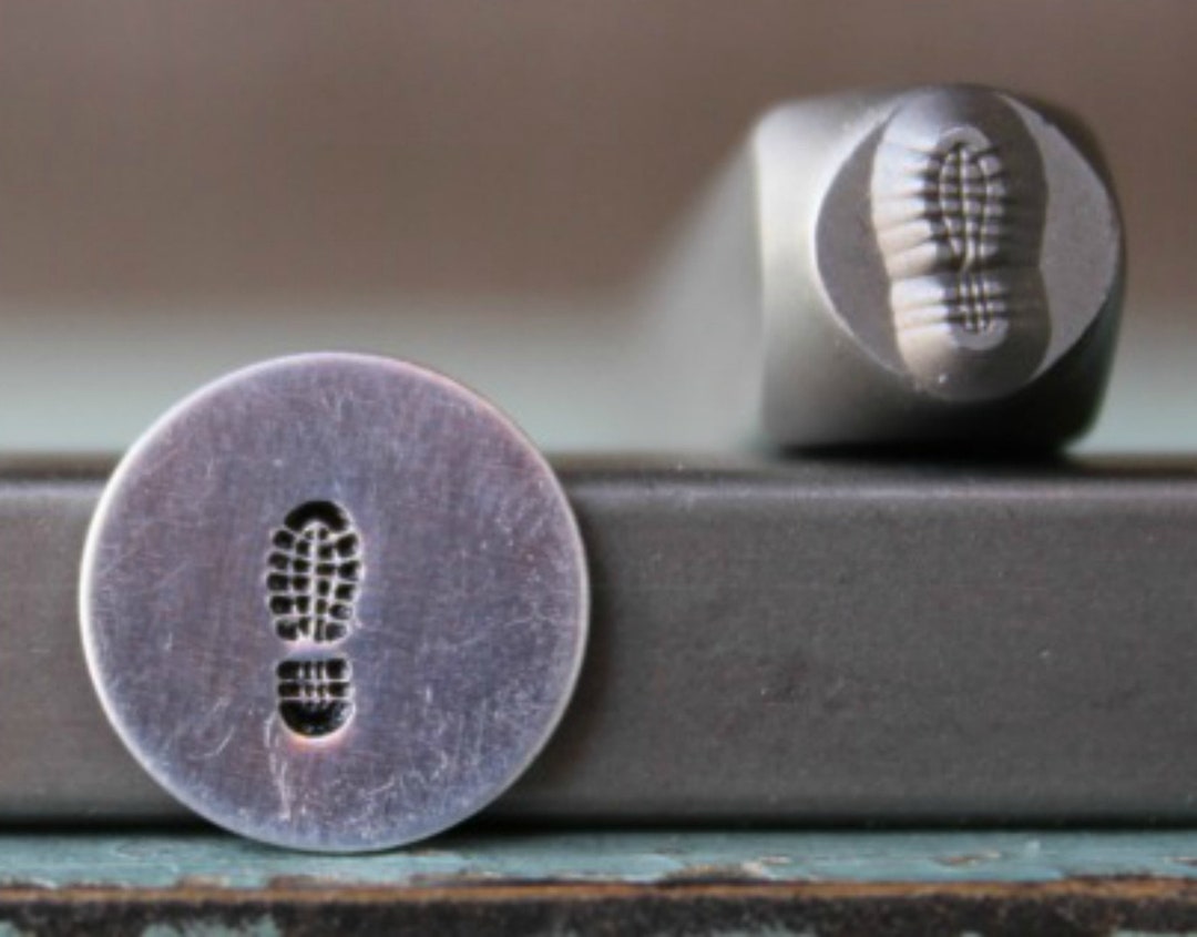 6mm Left Combat Boot Metal Design Stamp - Supply Guy Stamp - SGCH-300 ...