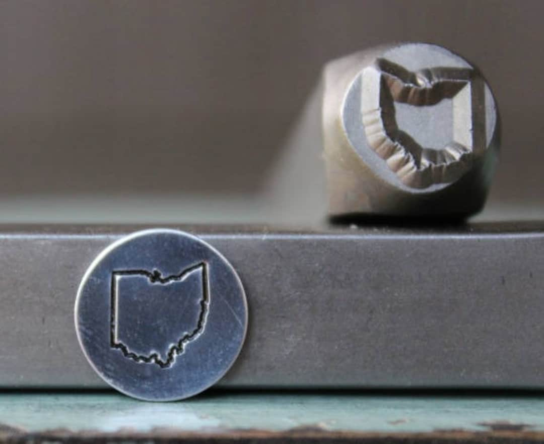 8mm (3/8") Ohio State Metal Design Stamp - Supply Guy Stamp - SGCH-OH ...
