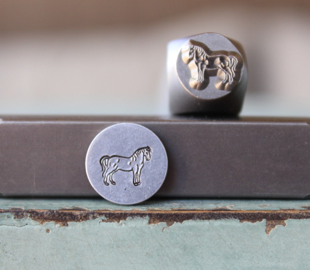 8mm Standing Horse Metal Design Stamp - Supply Guy Stamp - SGCH-573 - Etsy