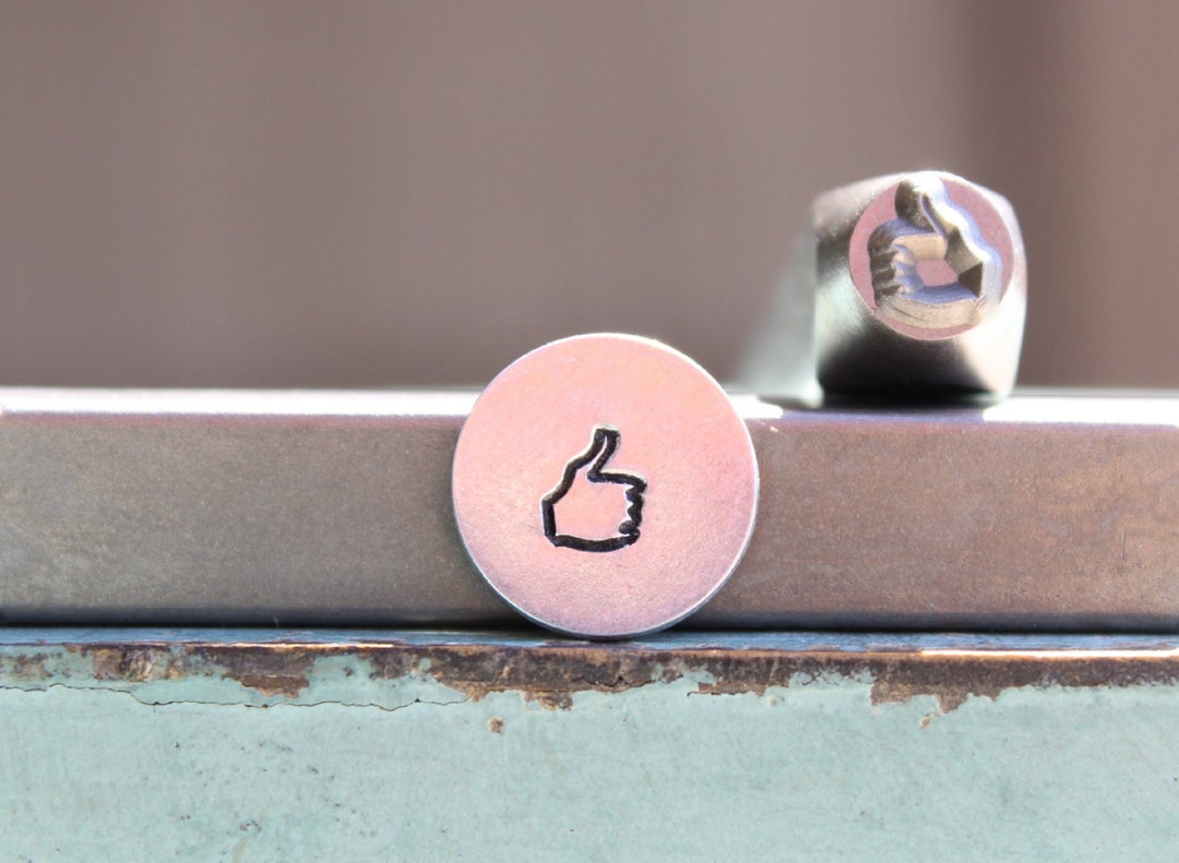 5mm Thumbs up Metal Design Stamp - Supply Guy Stamp - SGCH-525 - Etsy