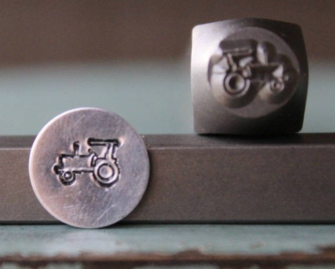 7mm Farming Tractor Metal Design Stamp - Supply Guy Stamp - SGCH-108 - Etsy