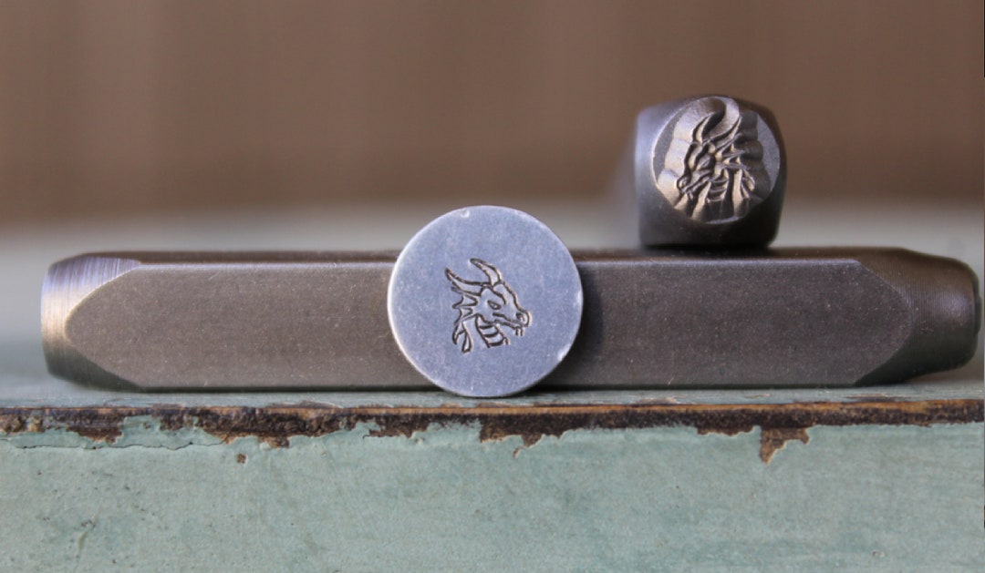 6mm Dragon Head Metal Design Stamp - Supply Guy Stamp - SGCH-443 - Etsy