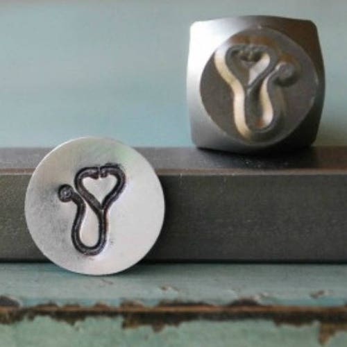 8mm Mother Hen chicken Metal Design Stamp Supply Guy Stamp - Etsy