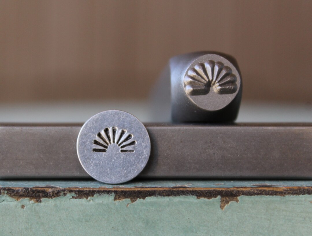 7mm Large Indian Sunray Metal Design Stamp - Supply Guy Stamp - SGCH ...
