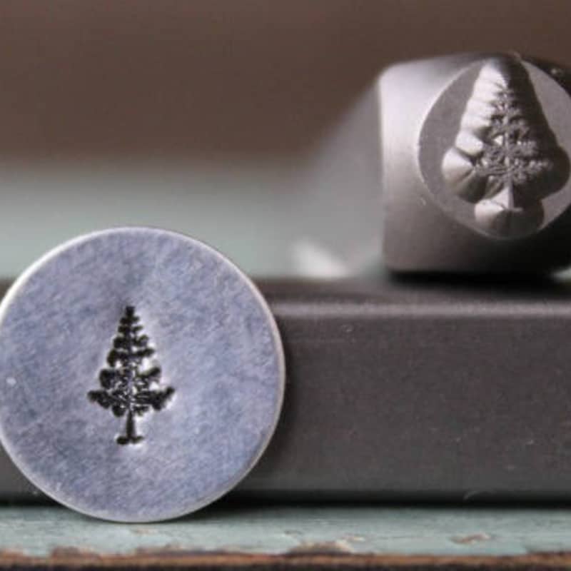 Tree Stamp Jewelry Making - Etsy